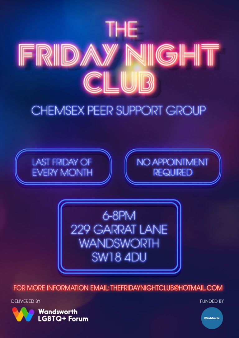 The Friday Night Club - introducing the Chemsex peer support group - QX ...