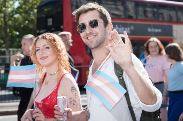 Support for Trans Pride celebrations brings Central London to a standstill.