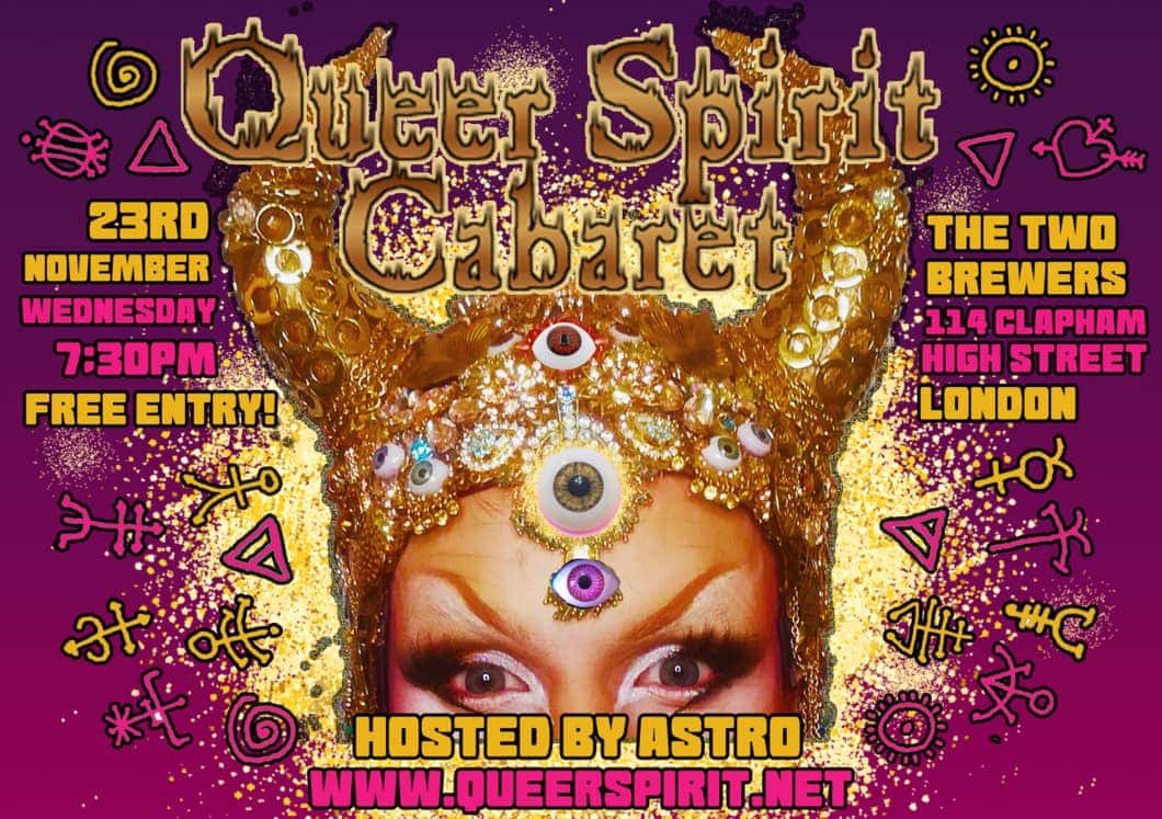 Queer Spirit Cabaret at The Two Brewers, 23 November 2022. - QX Magazine