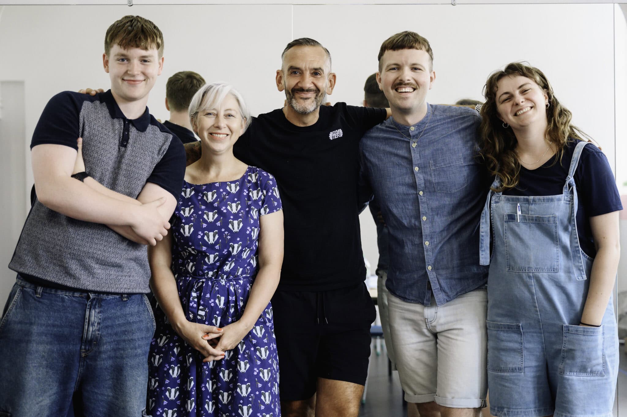 Neil Ashton is interviewed as he rehearses the role of Ken in ...