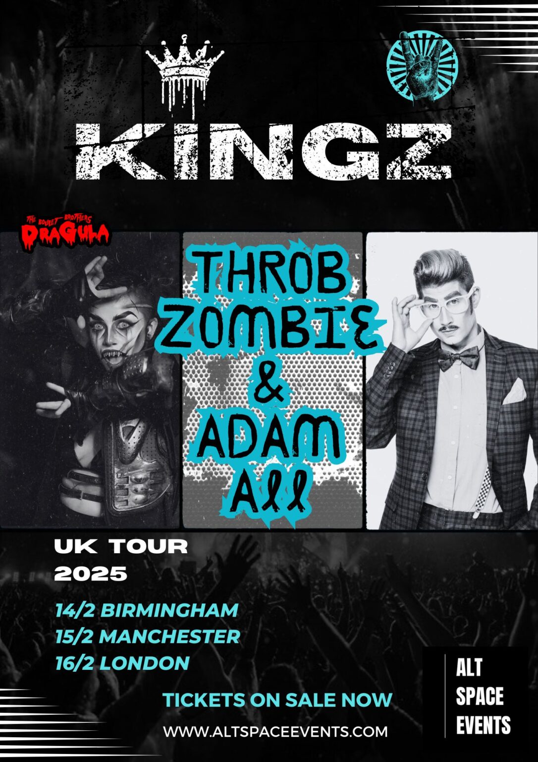The KINGZ Tour UK opens on 14 Feb '25 - QX Magazine