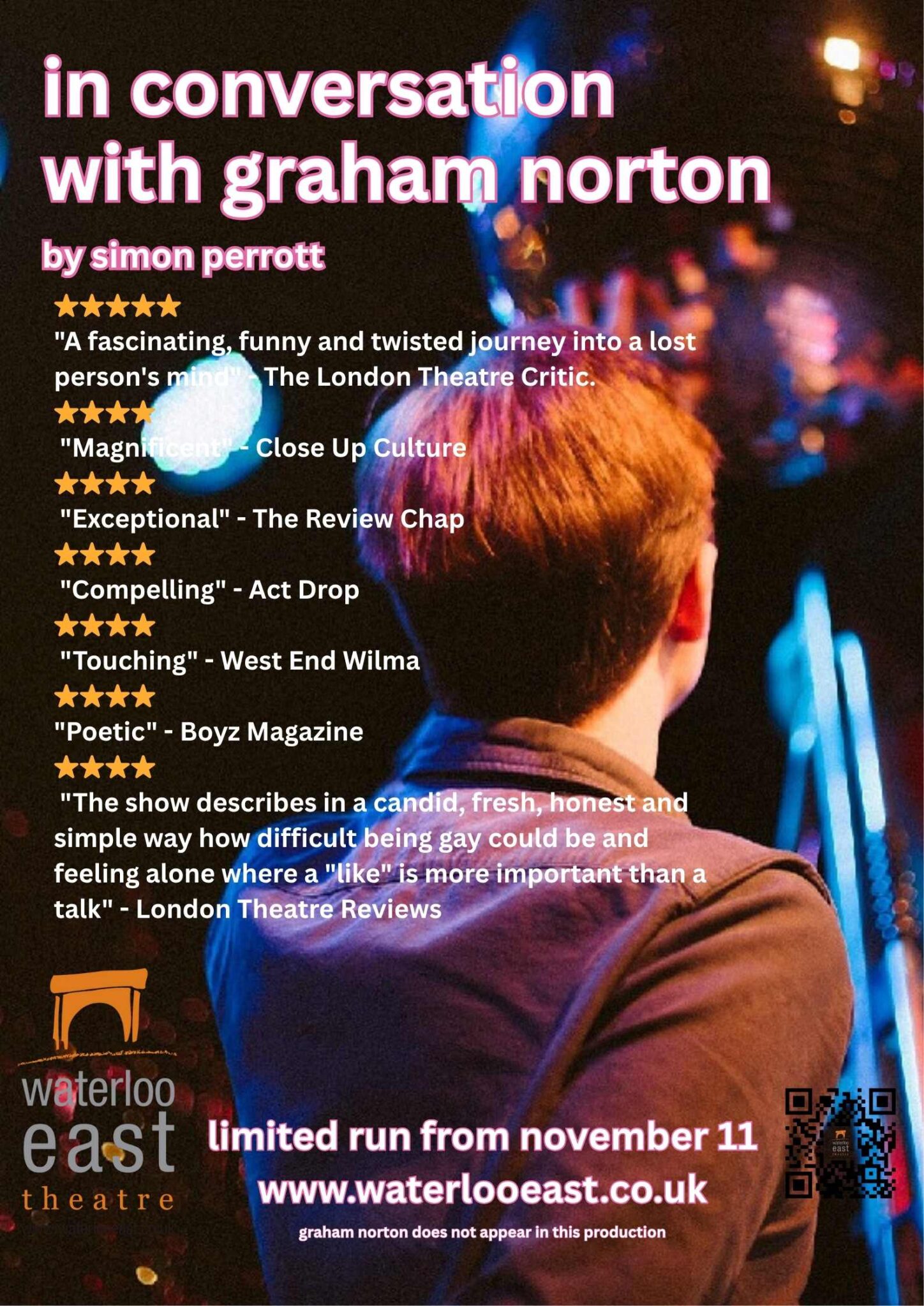 In Conversation with Graham Norton (Discount Code available) - QX Magazine